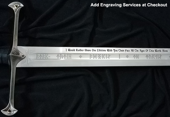 Anduril Swords from The Lord of the Rings Movies for Sale