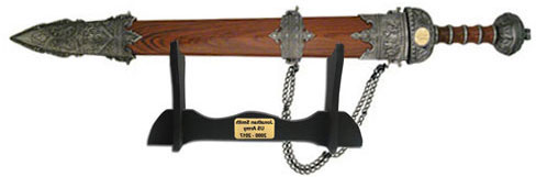 Roman Gladius Swords with Display Stand for Sale